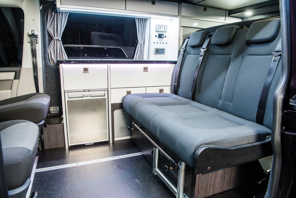SLIDING SEAT SYSTEM - VW T5 Camper conversion company - Volksleisure